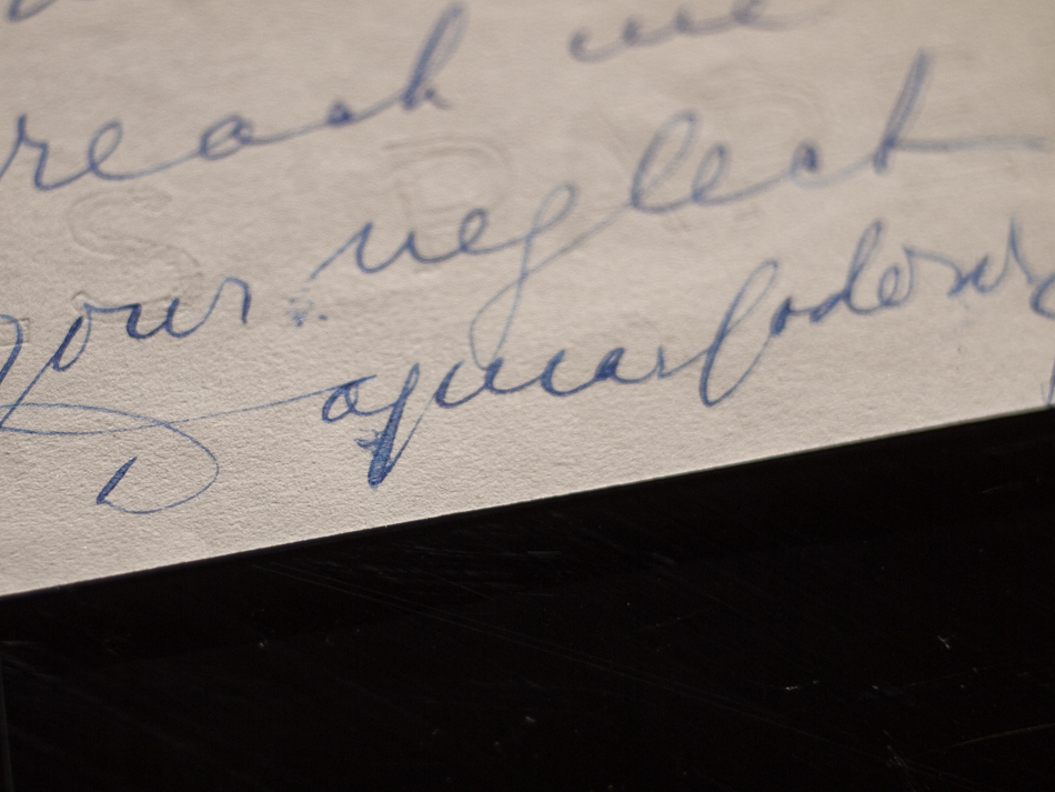 ダマール・ゴドウスキー、1930年代後半の直筆書簡 Dagmar Godowsky (1897 – 1975) 露／米 – ] 映画の郷